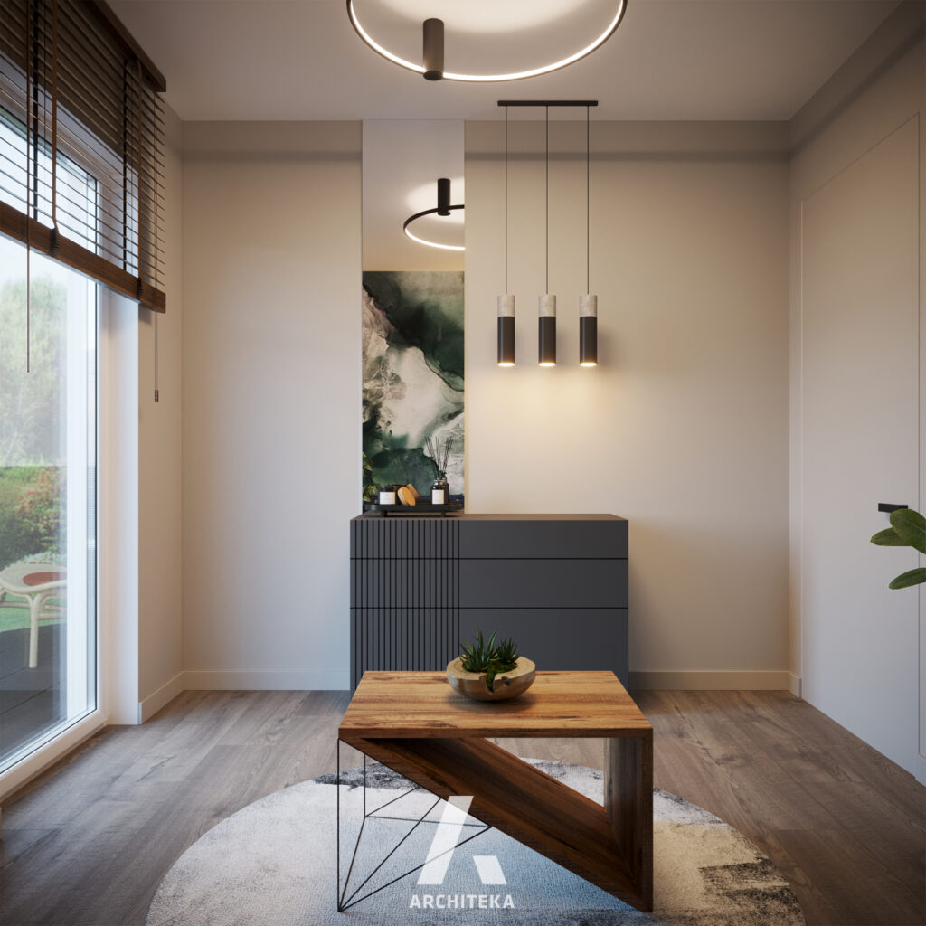 Projekt wnętrza M120 | Dark Mystery - Architeka projektowanie wnętrz ...